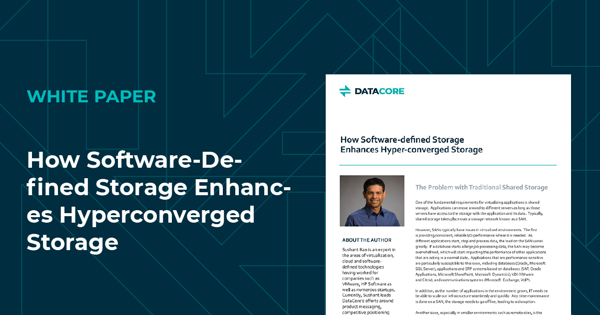 How Software-Defined Storage Enhances Hyperconverged Storage | DataCore Software
