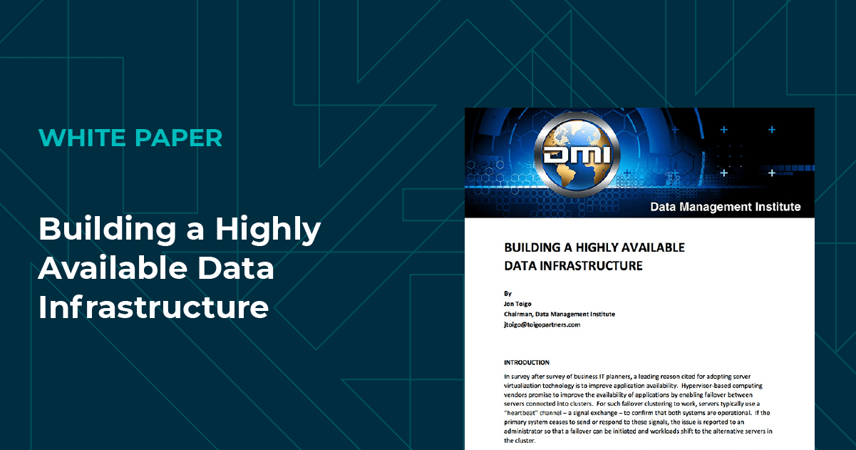 Building a Highly Available Data Infrastructure | DataCore Software