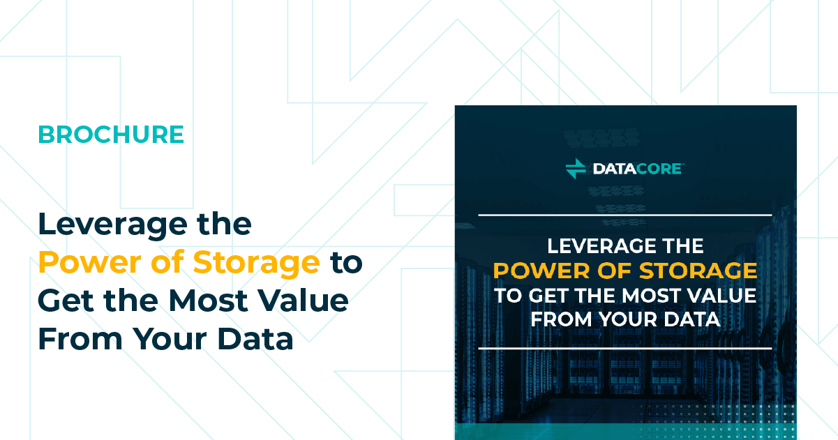 Corporate Overview Brochure Datacore Software