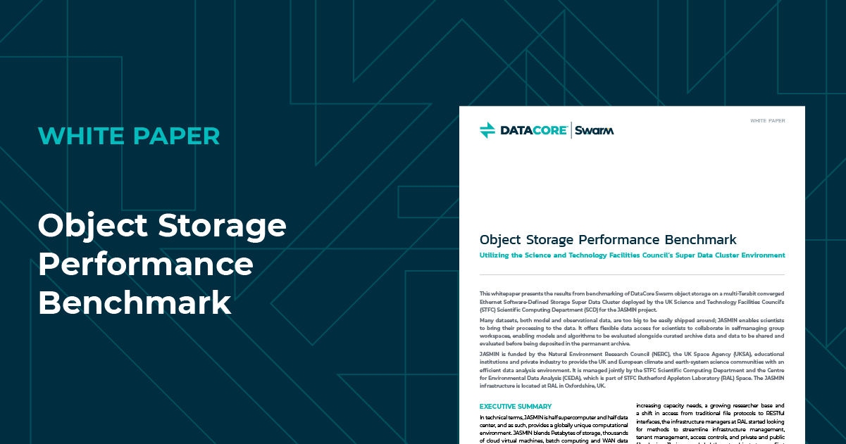 Object Storage Performance Benchmarking | DataCore