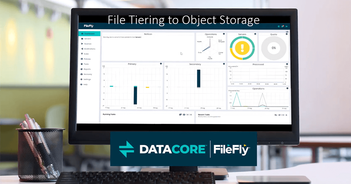 Automate Migrations Of Seldom Used Files To Object Storage Datacore 9667