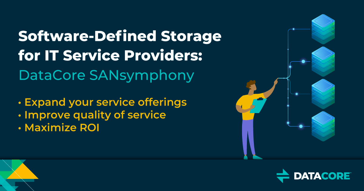 Software Defined Storage For It Service Providers Datacore