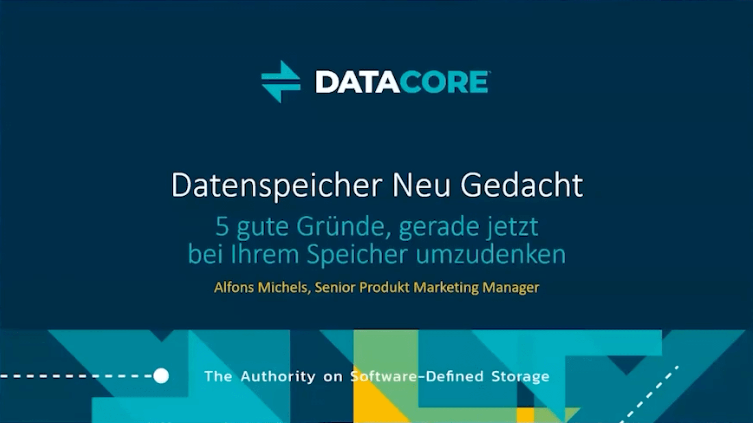 Datenspeicher neu gedacht: Mehr aus Ihrem Speicher machen – dank Software-Defined Storage ...