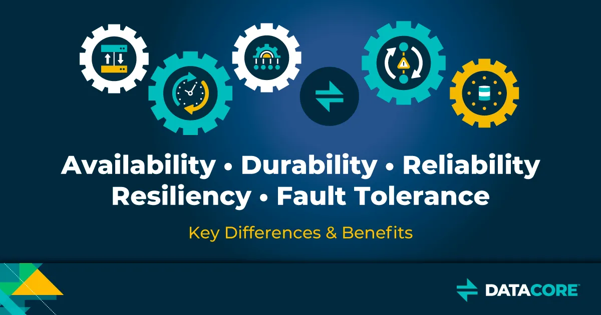 Availability vs Durability vs Reliability vs Resilience
