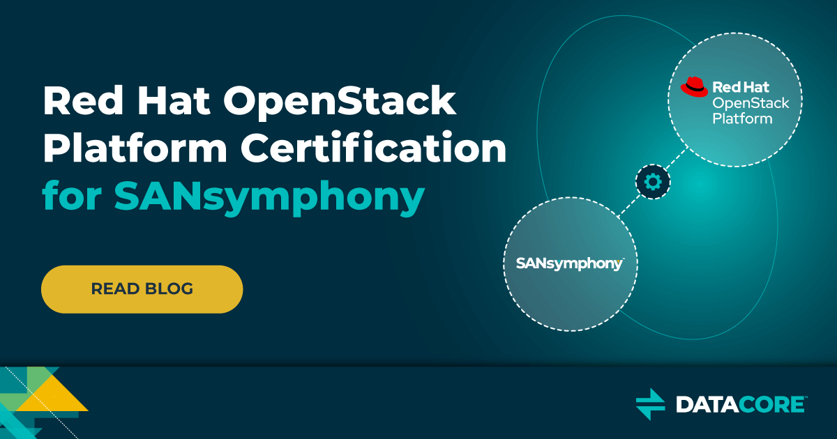 Red Hat OpenStack Platform Certification | DataCore SANsymphony