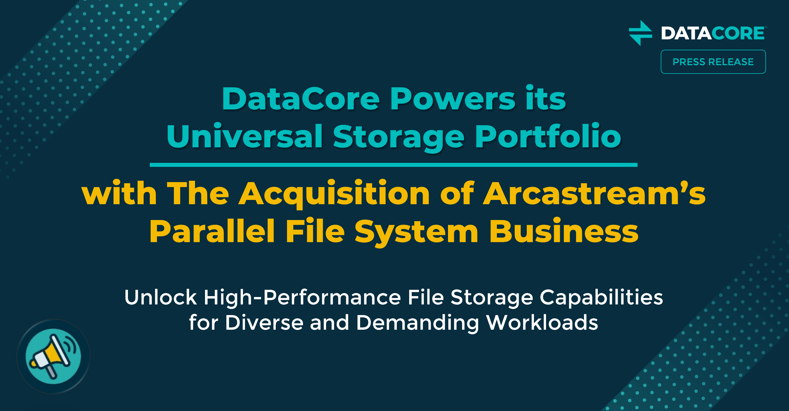 Datacore Powers Its Universal Storage Portfolio With The Acquisition Of Arcastreams Parallel